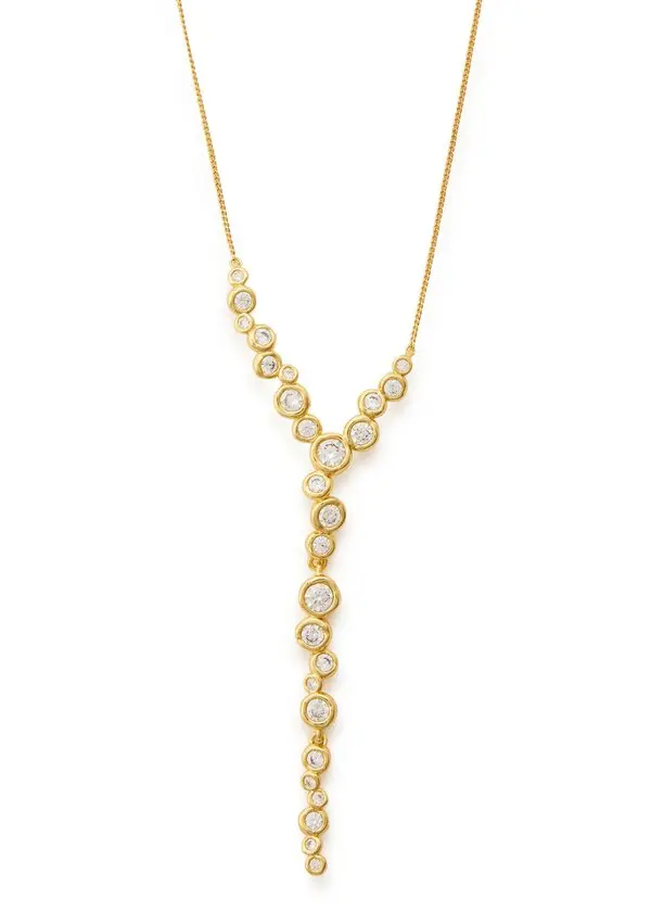 Alexis Bittar 14kt -plated Crystal Necklace - Gold