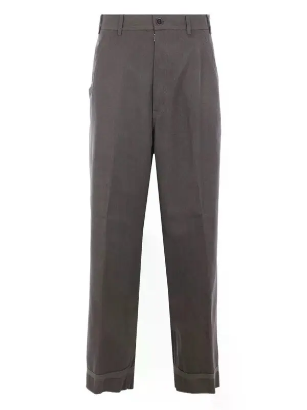 MAISON MARGIELA Wool Cuffed Trousers