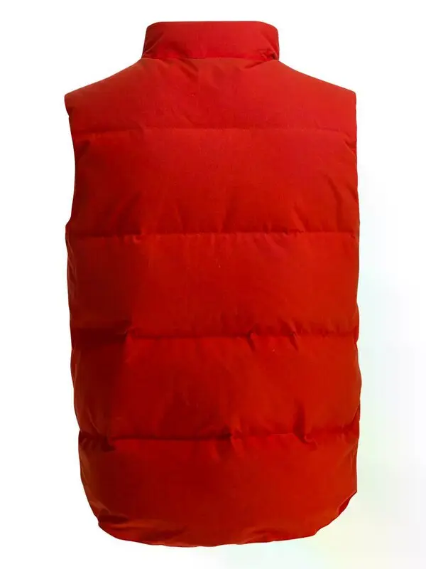 CECCARELLI Quilted Padded Gilet - Red