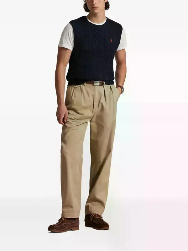 Polo Ralph Lauren Cable-knit Cotton Vest