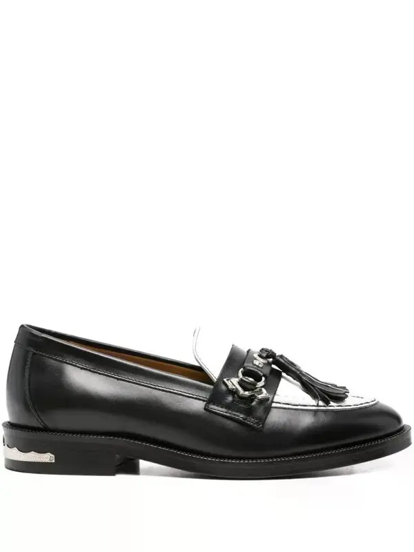 Toga Tassel-embellished Leather Loafers