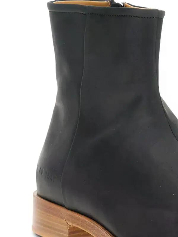 COMMON PROJECTS Zip-detail Leather Boots