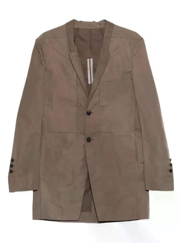 Rick Owens Button Panelled Coat