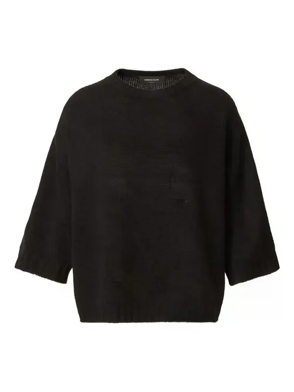 Fabiana Filippi Boxy Half-sleeve Jumper