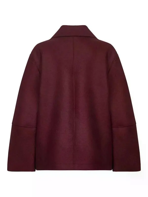 Harris Wharf London Button-fastening Wide-sleeve Coat