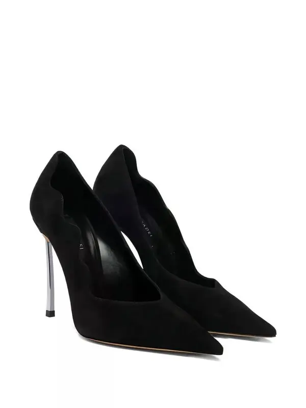 Casadei Scalloped-edge Pointed-toe Pumps