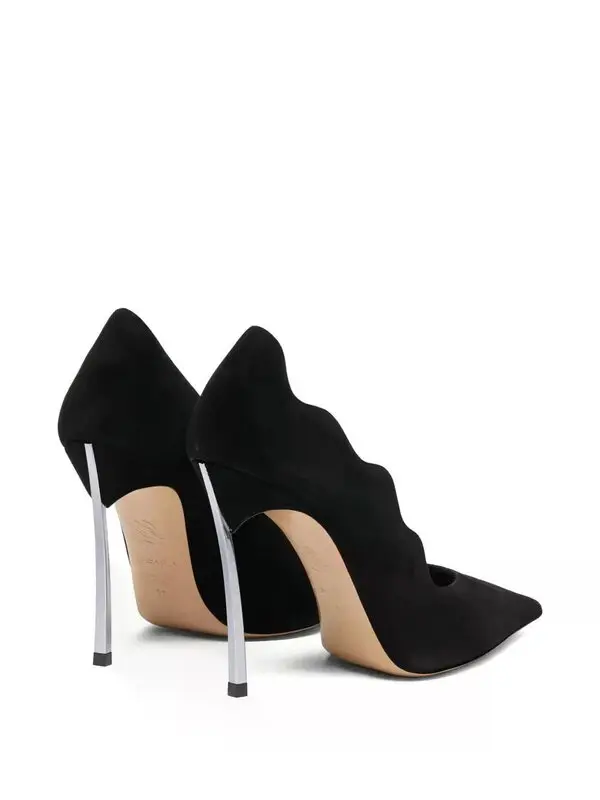 Casadei Scalloped-edge Pointed-toe Pumps