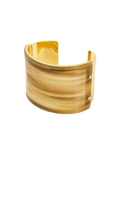 Demarson Primo Arm Cuff - Gold & Brown