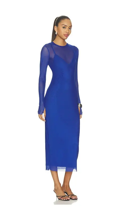 AFRM Ashland Midi Dress - Lapis