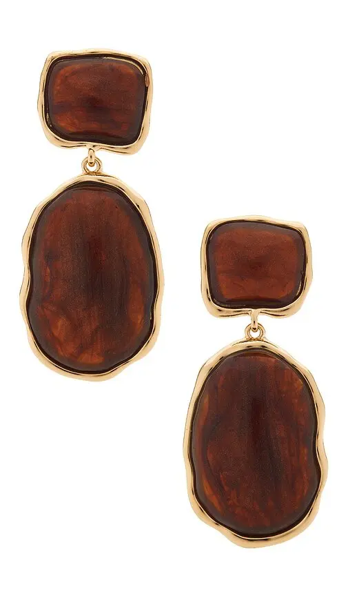 8 Other Reasons Juba Drop Earrings - Brown