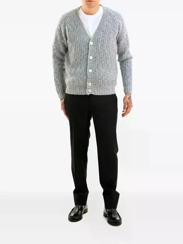 ZANONE Ribbed V-neck Cardigan