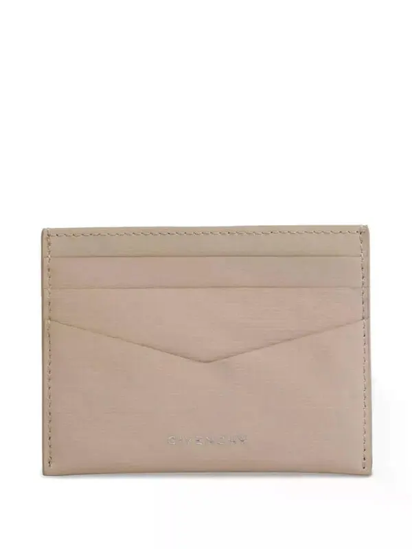 Givenchy 4g Leather Card Holder - Neutrals