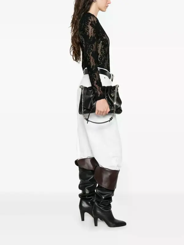 Isabel Marant Étoile Bolton Pouch Leather Shoulder Bag - Black