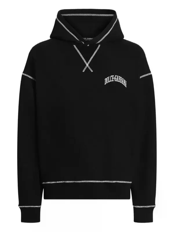 Dolce & Gabbana Contrast-stitch Hoodie
