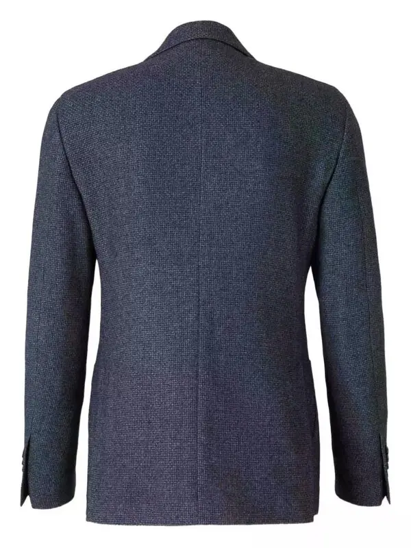 LARDINI Textured Single-breasted Jacket