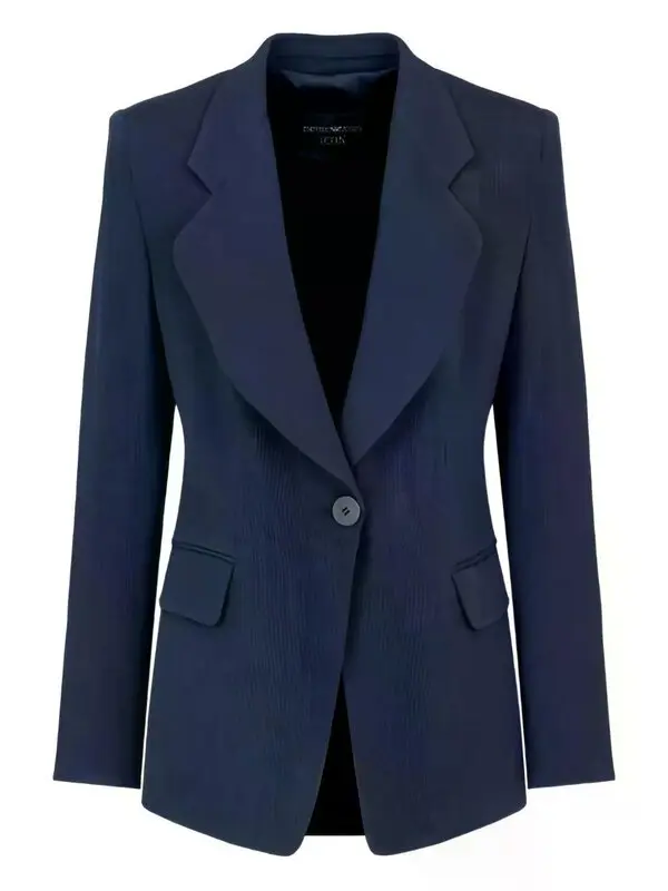 Emporio Armani Single-button Notched-lapel Jacket
