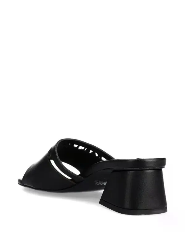 Karl Lagerfeld Block-heeled Open-toe Sandals