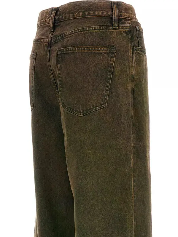 FRAME Five-pocket Wide-leg Jeans