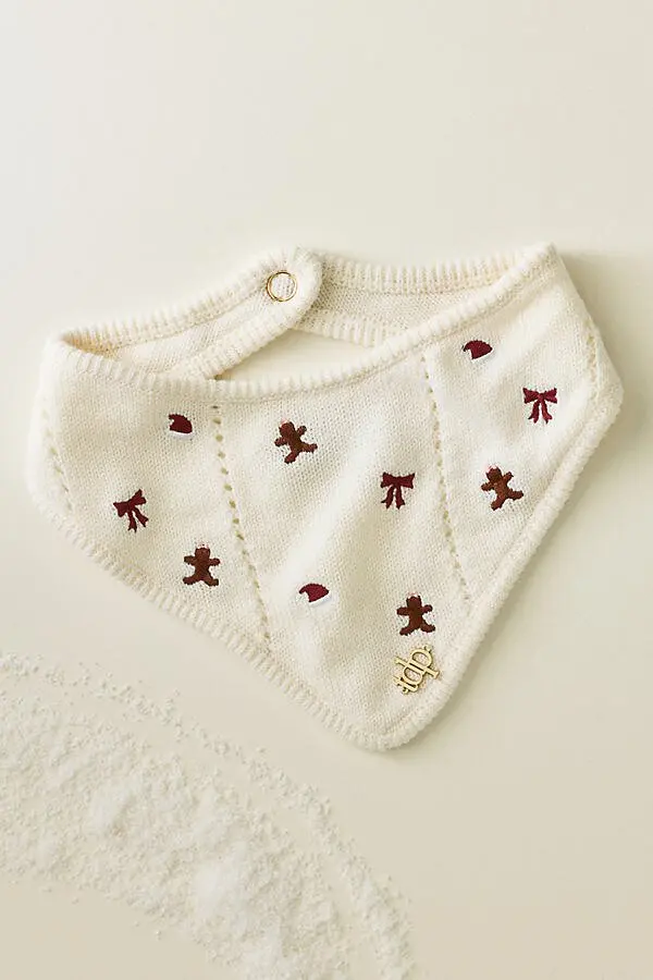 THE DELUXE PUP Holiday Knit Pet Bandana - Xmas Motif