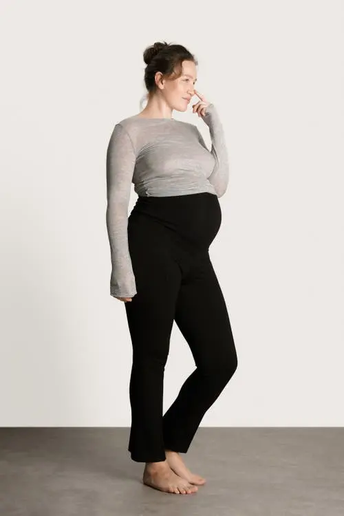 NOM MATERNITY Maternity Tailored Ponte Pants