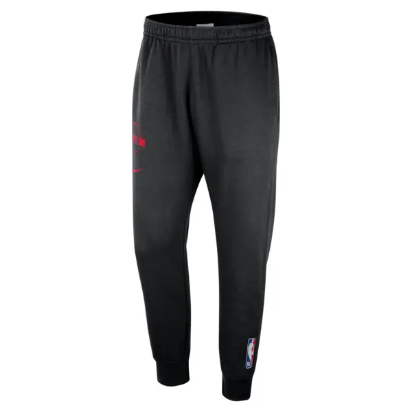 Nike Chicago Bulls Club Nba Practice Fleece Jogger Pants - Black