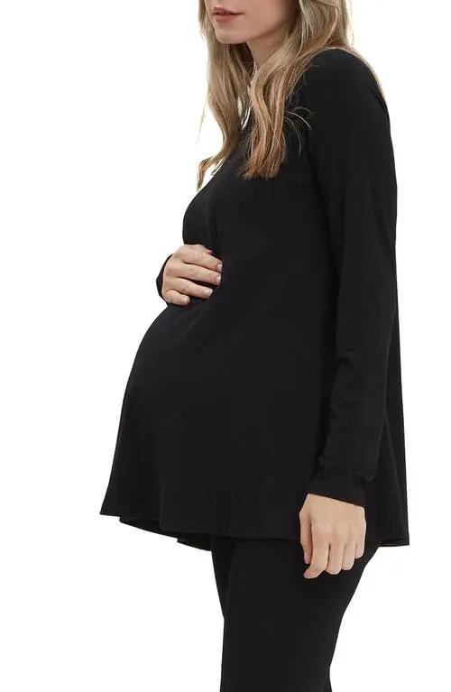 NOM MATERNITY Nicolette Long Sleeve Maternity & Nursing Tee