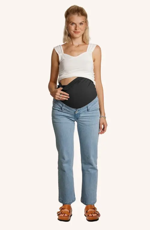 NOM MATERNITY Hailey Straight-leg Maternity Jeans
