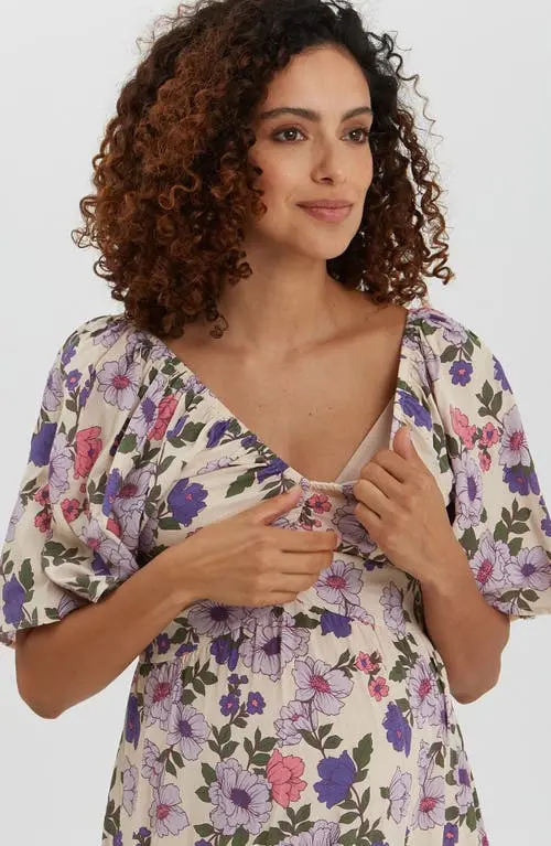 NOM MATERNITY Gracie Maternity & Nursing Dress