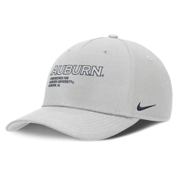 Nike Auburn On-field Primetime Rise College Adjustable Cap - Grey