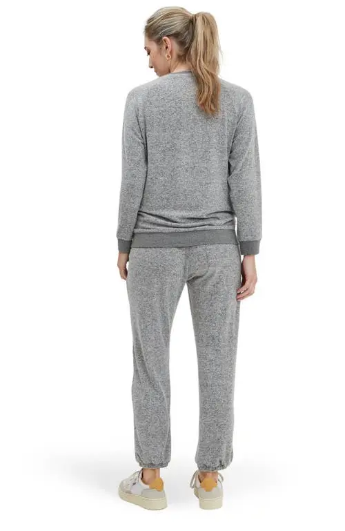 NOM MATERNITY Wren Under-the-belly Maternity Lounge Pants - Grey