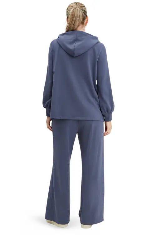 NOM MATERNITY Walker Maternity Lounge Pants Wide Leg French Terry