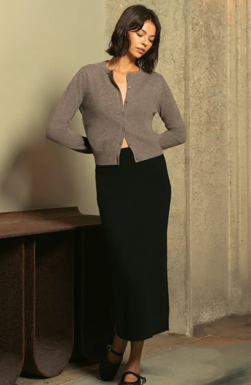 ITALIC Gemma Cashmere Midi Skirt