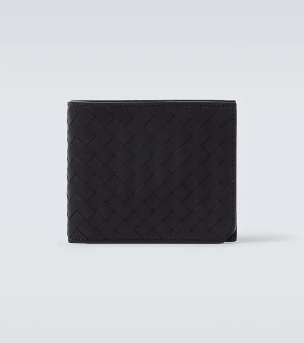 Bottega Veneta Intrecciato Leather Wallet - Black