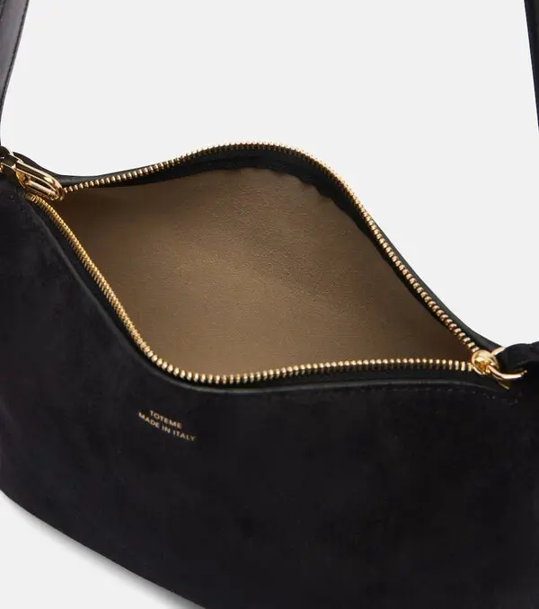 TOTEME Scoop Mini Leather Clutch - Black