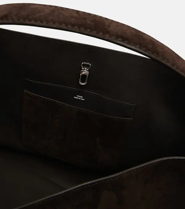 TOTEME Belted Large Suede Tote Bag