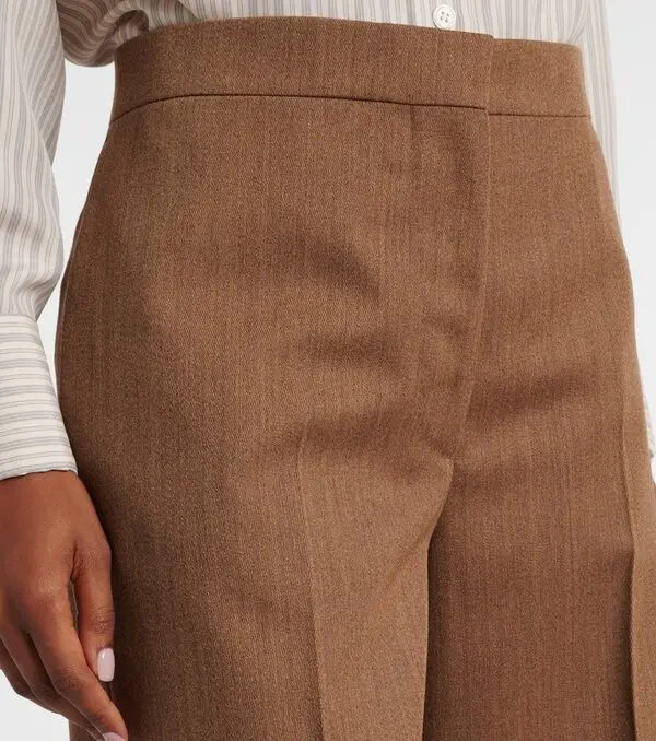 FFORME Agel High-rise Wide-leg Virgin Wool Pants