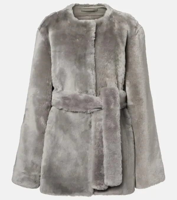 TOTEME Shearling Jacket - Grey