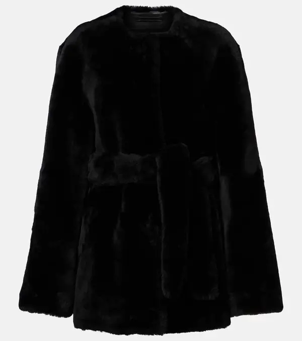 TOTEME Shearling Jacket - Black