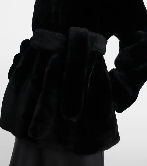 TOTEME Shearling Jacket - Black