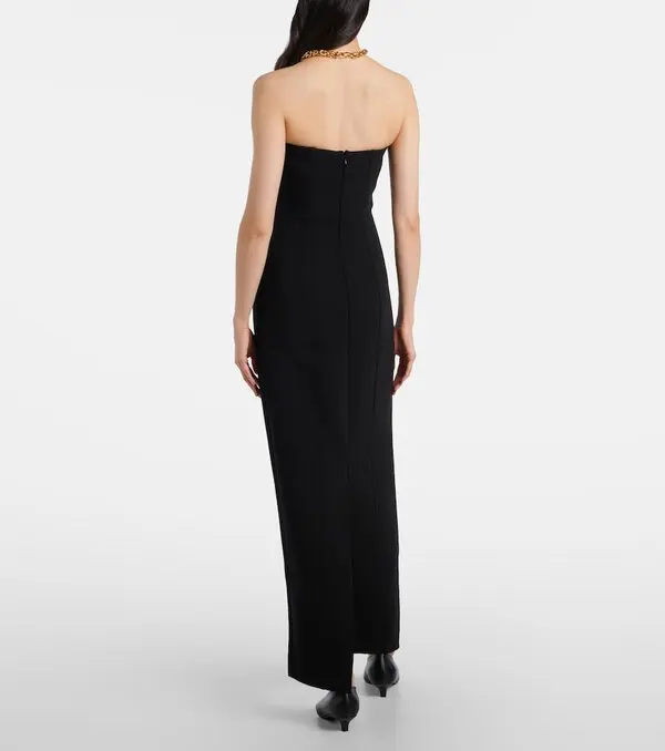 TOTEME Bustier Flap Pocket Dress - Black