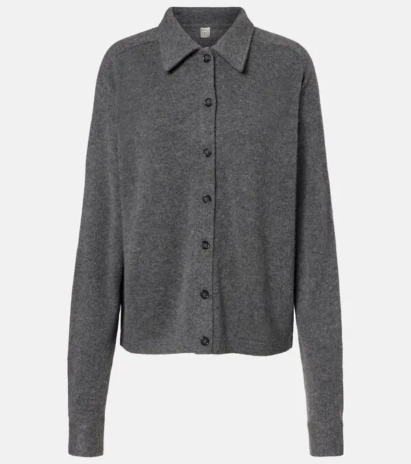TOTEME Cashmere Cardigan - Grey