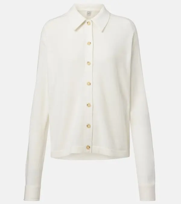 TOTEME Cashmere Cardigan - White