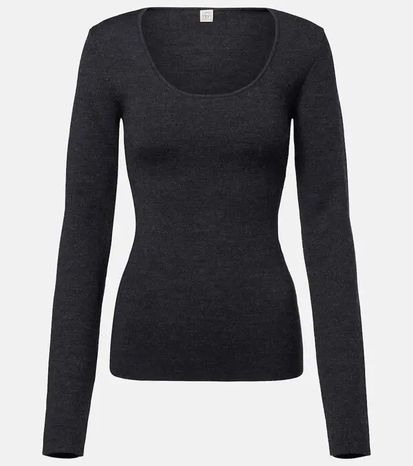 TOTEME Compact Wool-blend Sweater