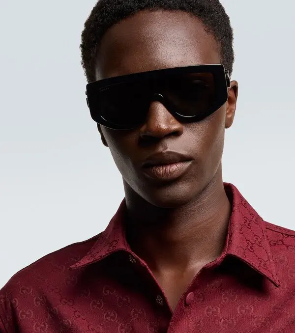 Gucci Double G Flat-top Sunglasses