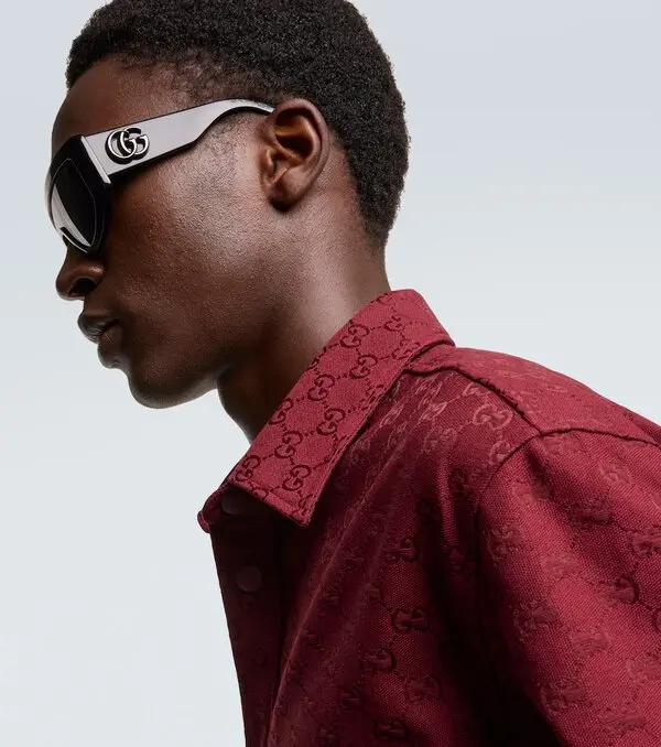 Gucci Double G Flat-top Sunglasses