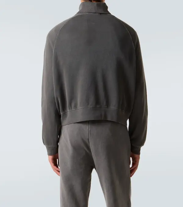 Our Legacy Scholar Cotton Jersey Turtleneck Sweater - Grey
