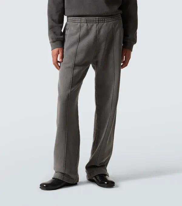 Our Legacy Cotton Jersey Wide-leg Sweatpants - Grey