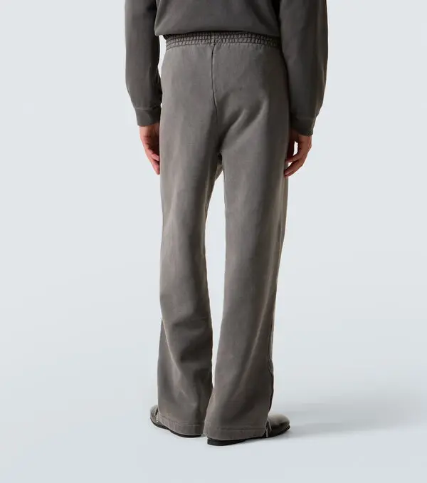 Our Legacy Cotton Jersey Wide-leg Sweatpants - Grey