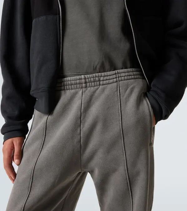Our Legacy Cotton Jersey Wide-leg Sweatpants - Grey