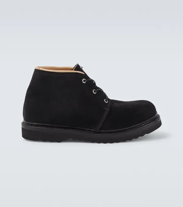 Our Legacy Chukka Suede Boots - Black